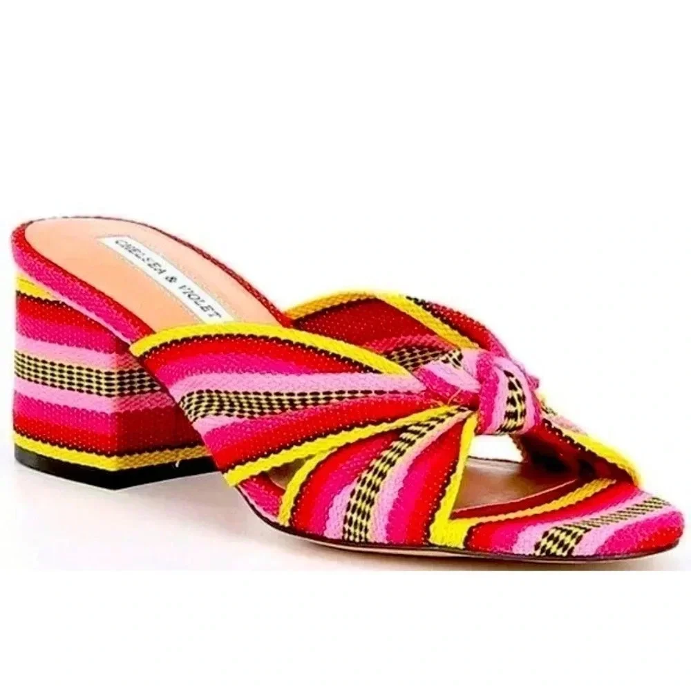 Chelsea & Violet | Shoes | Chelsea Violet Gia Knot Mules New | Poshmark